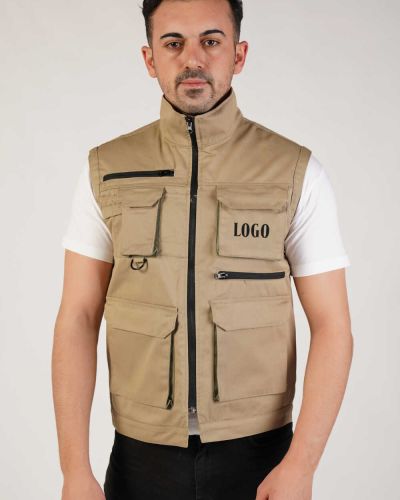 Bulk Vests with Logo Online - Wholesale Company Logo Vests | TURKEY